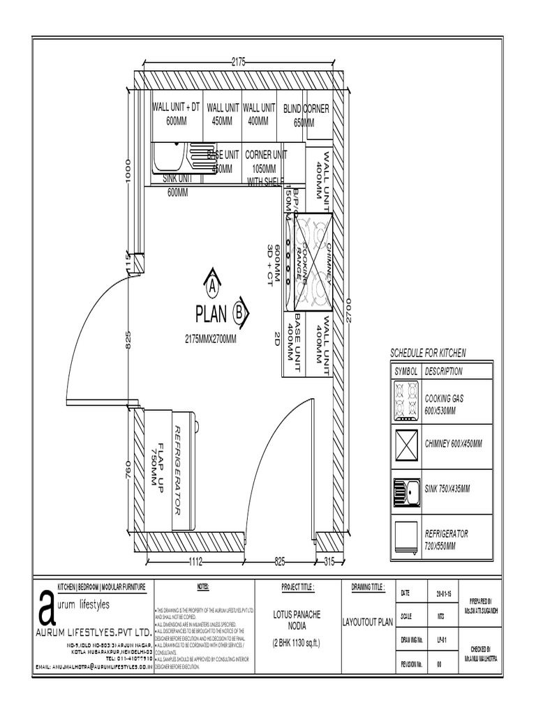 All Drawing Lotus Panache - 3C Company - Noida 1130 SQ - FT 2BHK ...