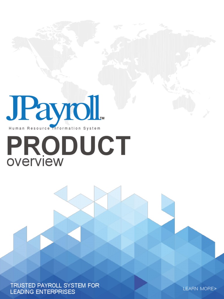 JPayroll Product Overview (New Brosur) | PDF | Bisnis