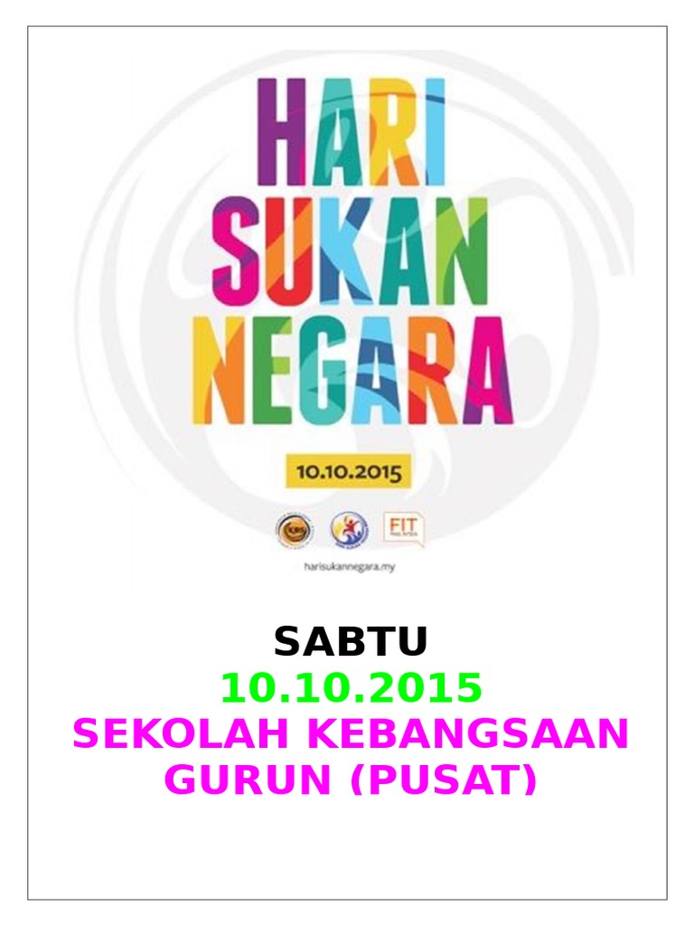 TEMPLATE Hari Sukan Negara | PDF