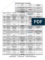 2025 NCEA Exam Timetable Overview | PDF | Science