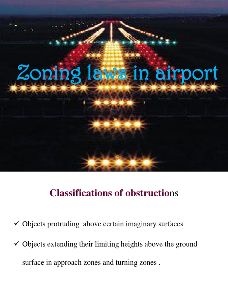 Zoning Laws in Airport: Unit 3 | PDF