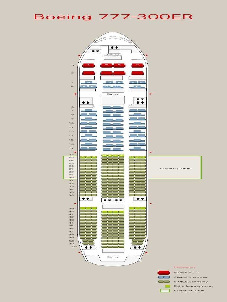 B777 Seatmap | PDF
