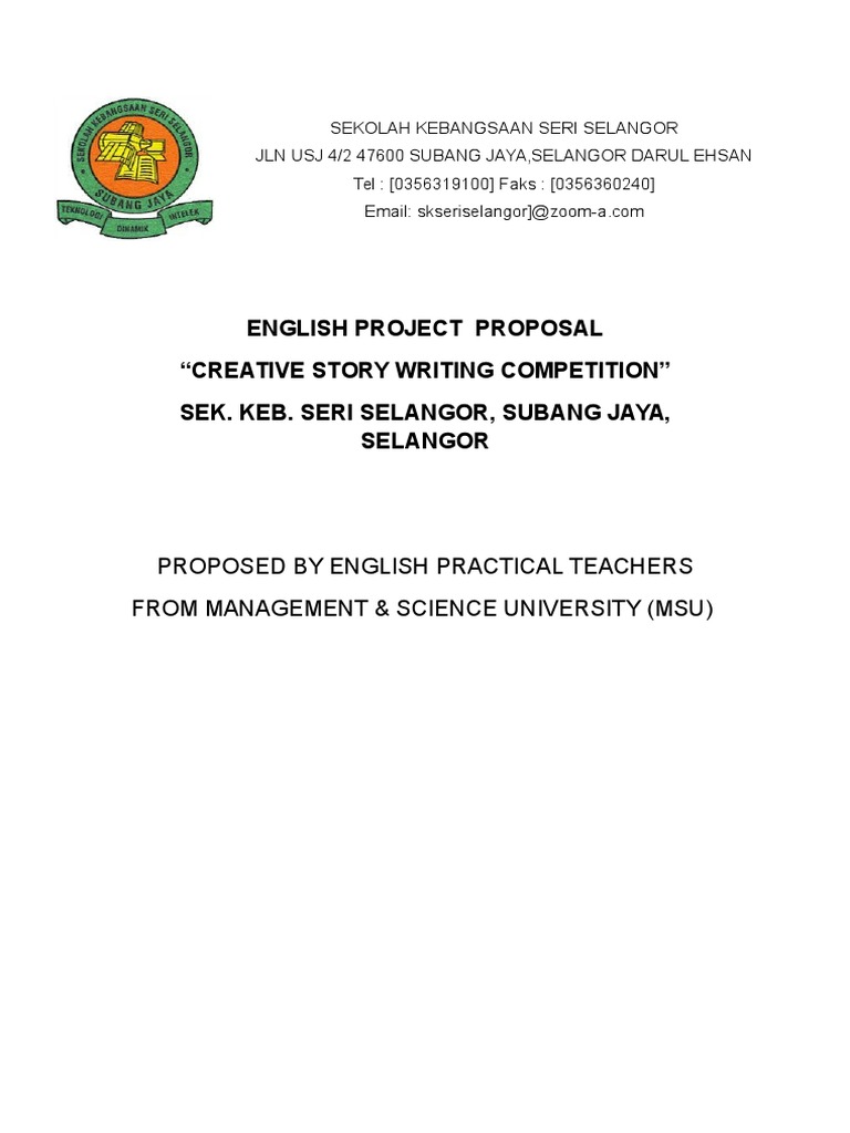 English Project Proposal | PDF | Vocabulary | Reading (Process)