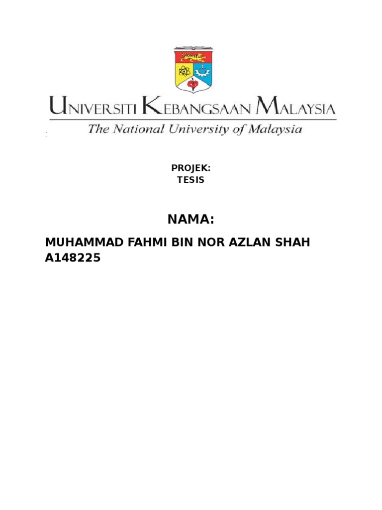 Nama:: Muhammad Fahmi Bin Nor Azlan Shah A148225 | PDF