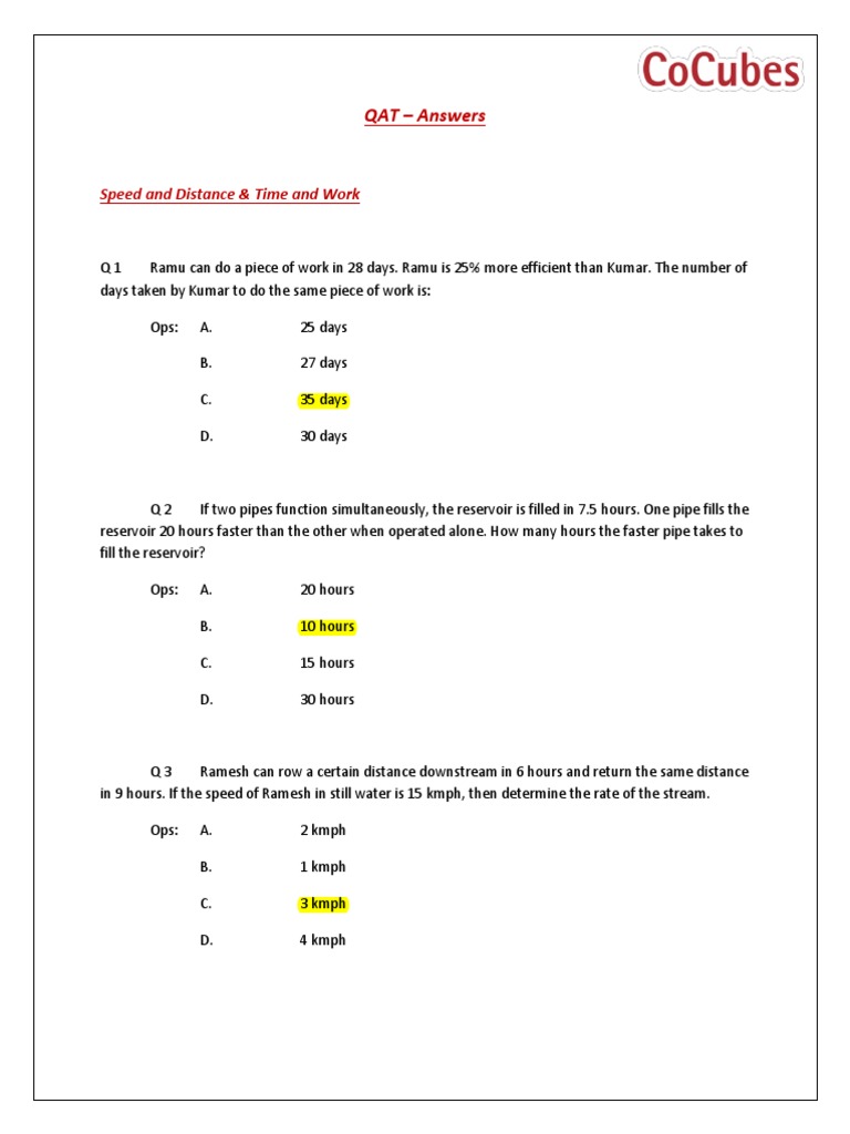 QAT Answers | PDF | Rectangle | Interest