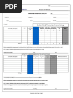 Cargo Damage Report-Template | PDF | Cargo | Ships