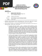 Report On Robbery Incident | PDF | Law Enforcement | Crime & Violence