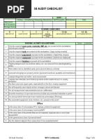 5S Warehouse Checklist | PDF | Warehouse
