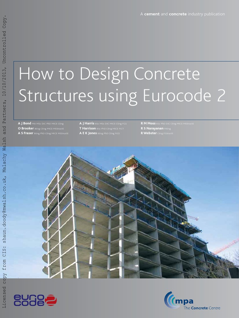 Concrete Centre How To Design Concrete Structures To EC 2 | PDF ...