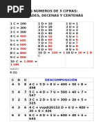 Números del 300 al 399 en letras | PDF