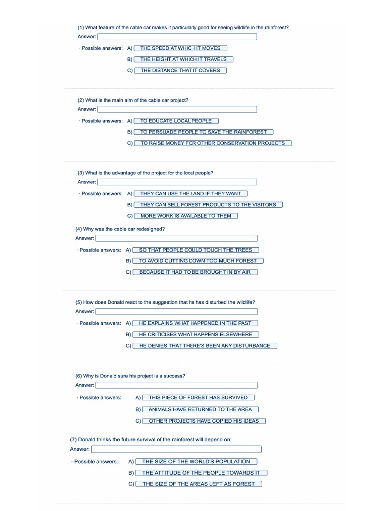 B2 Listening Practice | PDF