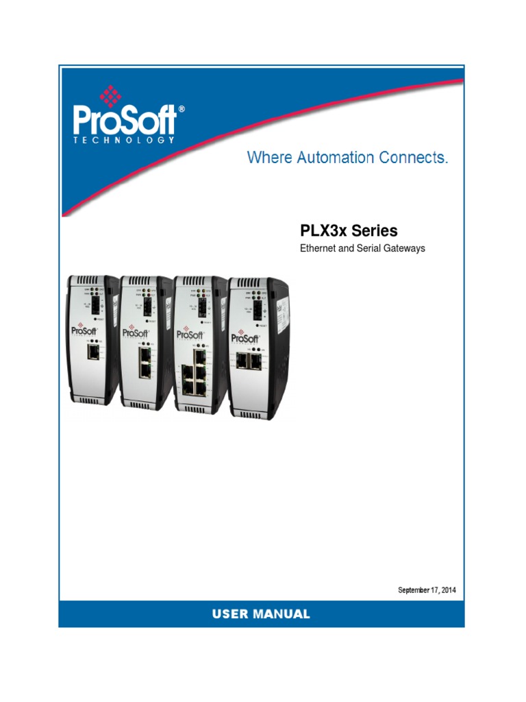 PLX3x User Manual | PDF | Gateway (Telecommunications) | Electrical Connector