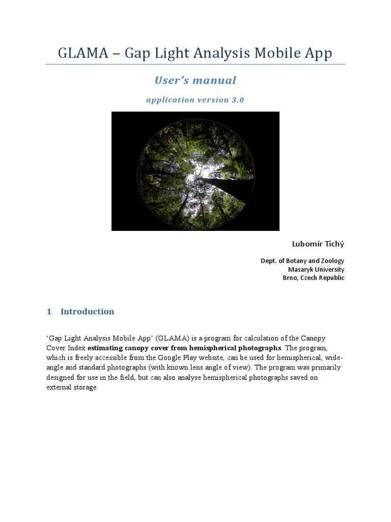 GLAMA Manual | Download Free PDF | Optics | Computing And Information ...