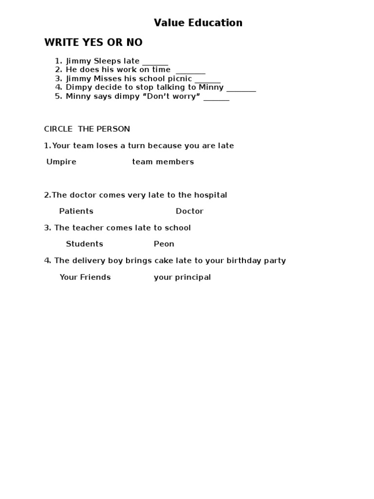 Value Education | PDF