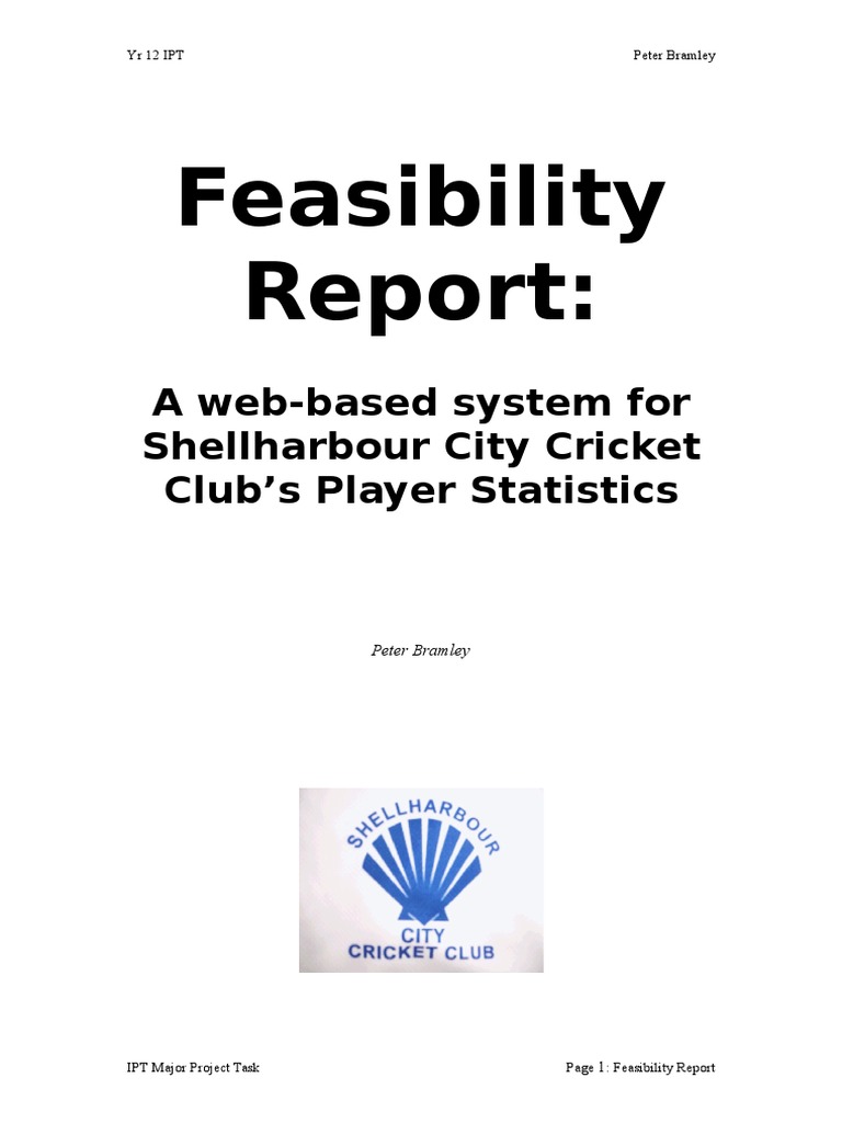 Feasibility Report | PDF