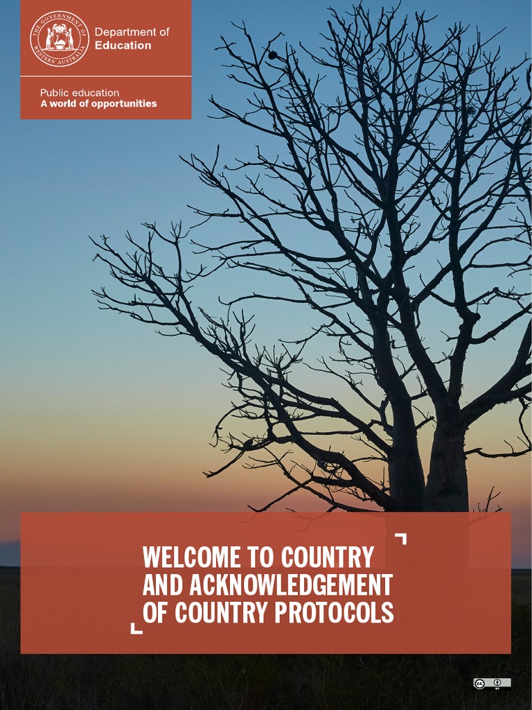 welcome to country and acknowledgement of country protocols ...