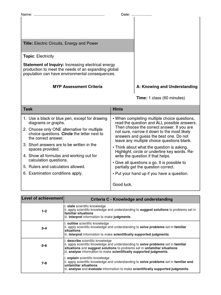 Electrical Circuits, Power | PDF | Series And Parallel Circuits ...