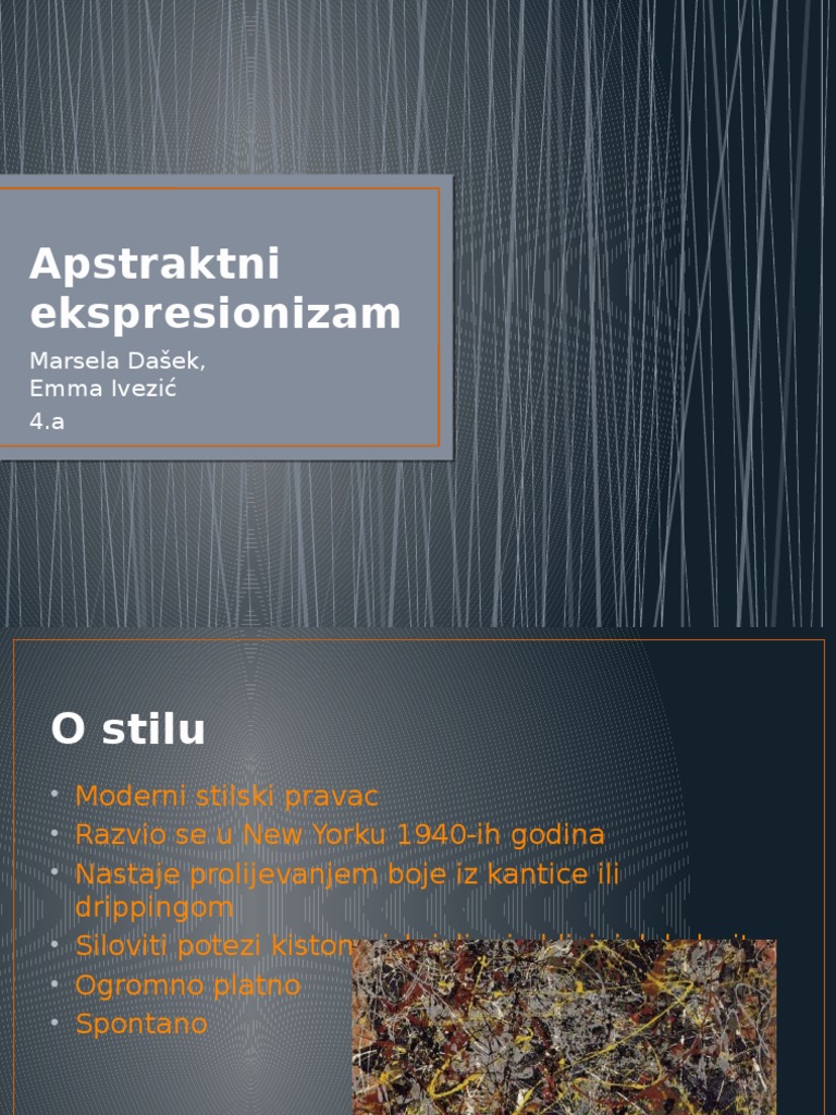 Apstraktni Ekspresionizam | PDF