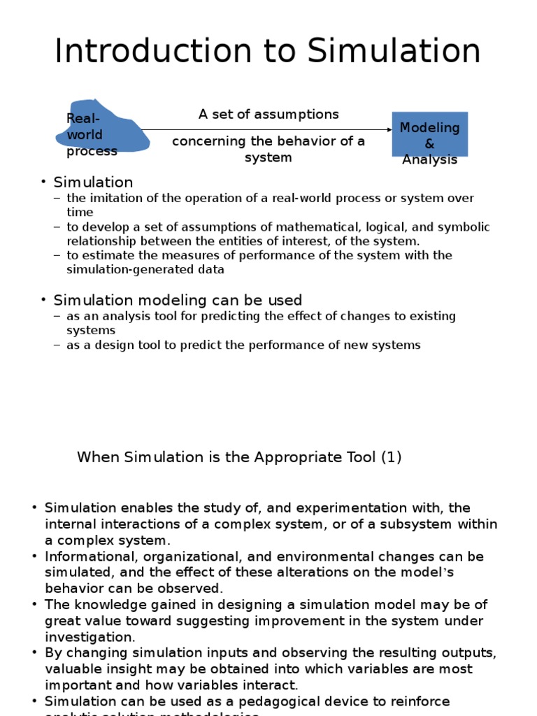 Simulationb | PDF | Simulation | System