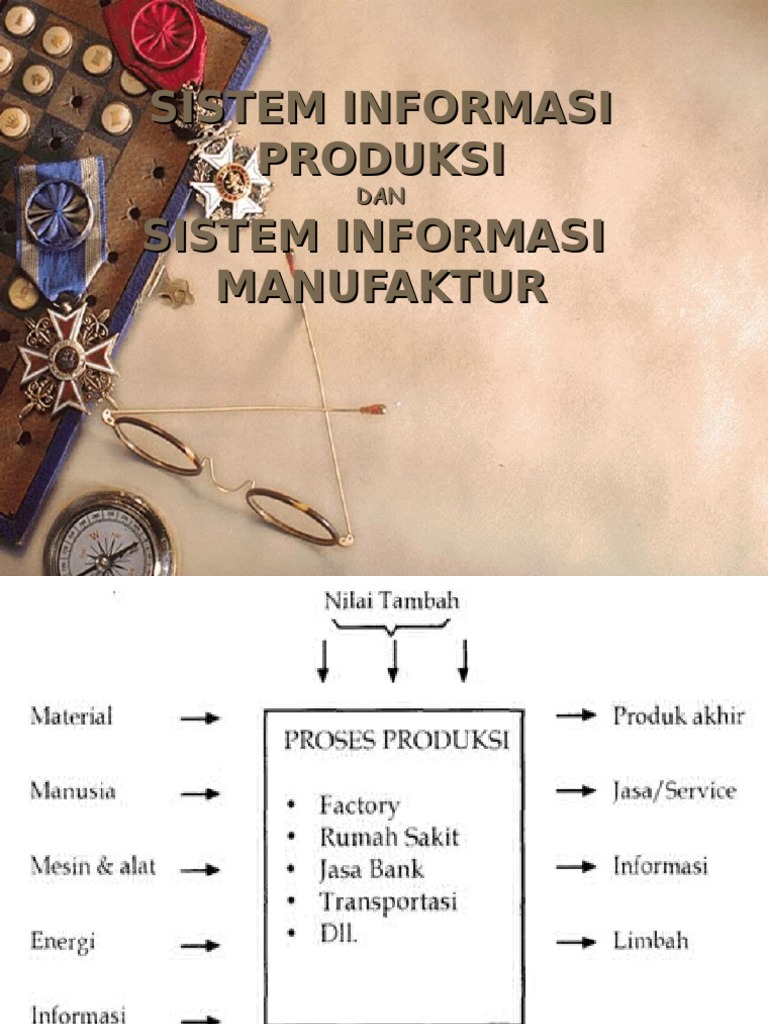 Sistem Informasi Produksi dan Manufaktur | PDF