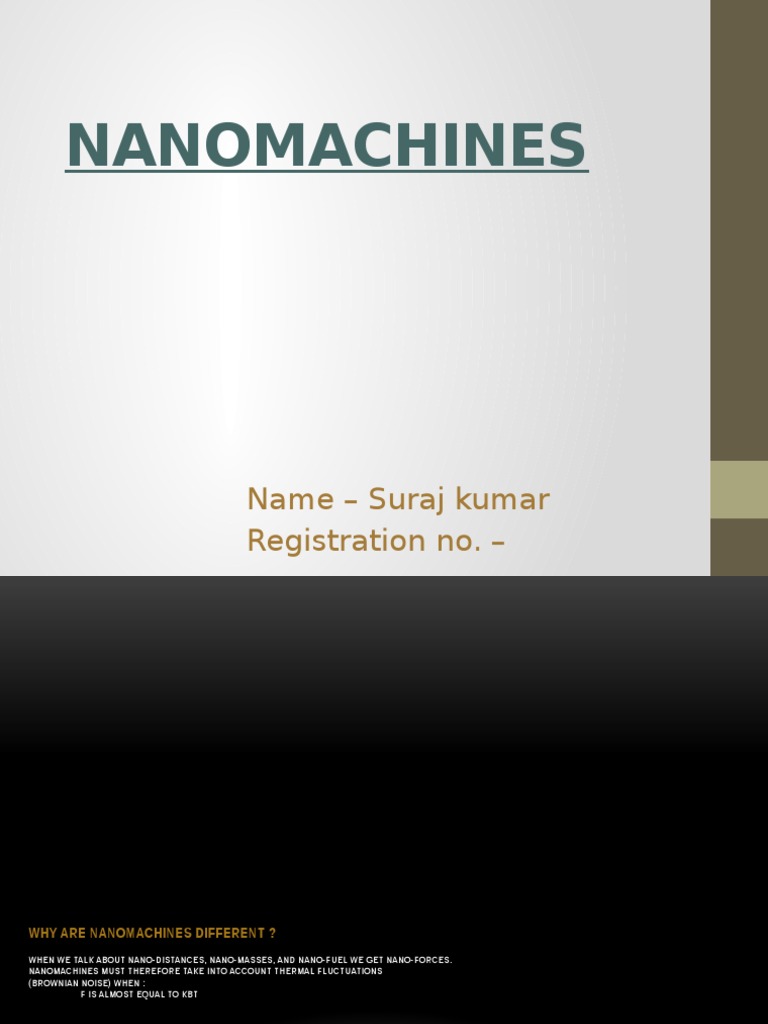 NANOMACHINES | PDF