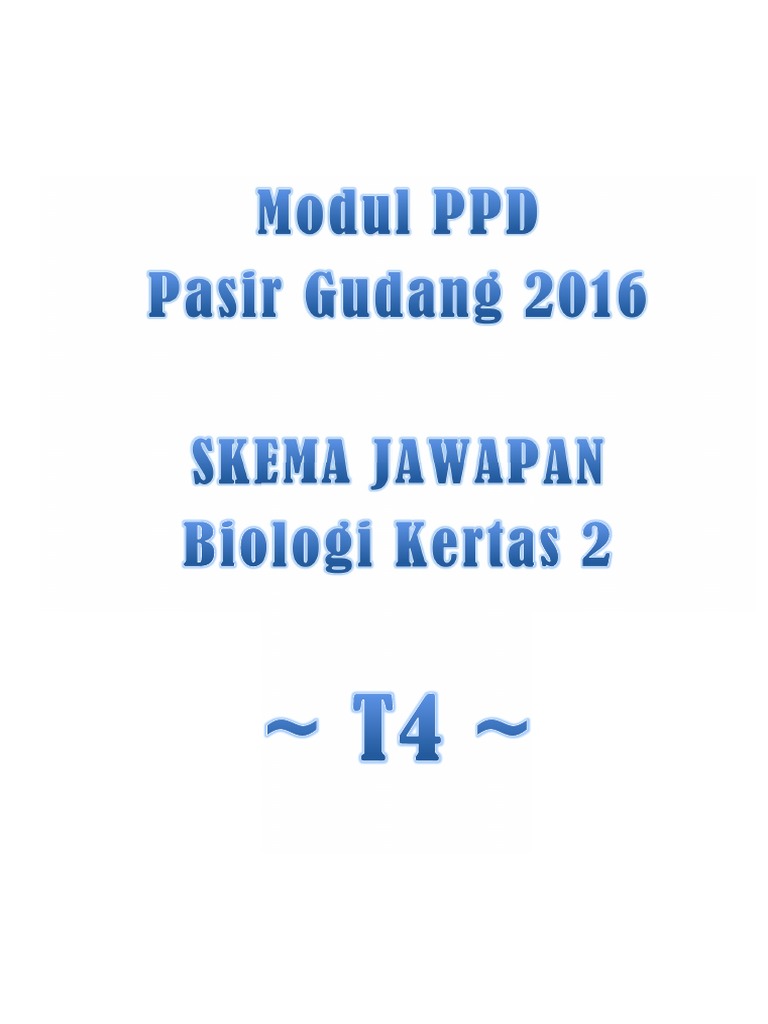 Modul Biologi 2016 t4 Skema | PDF | Lymphatic System | Ph
