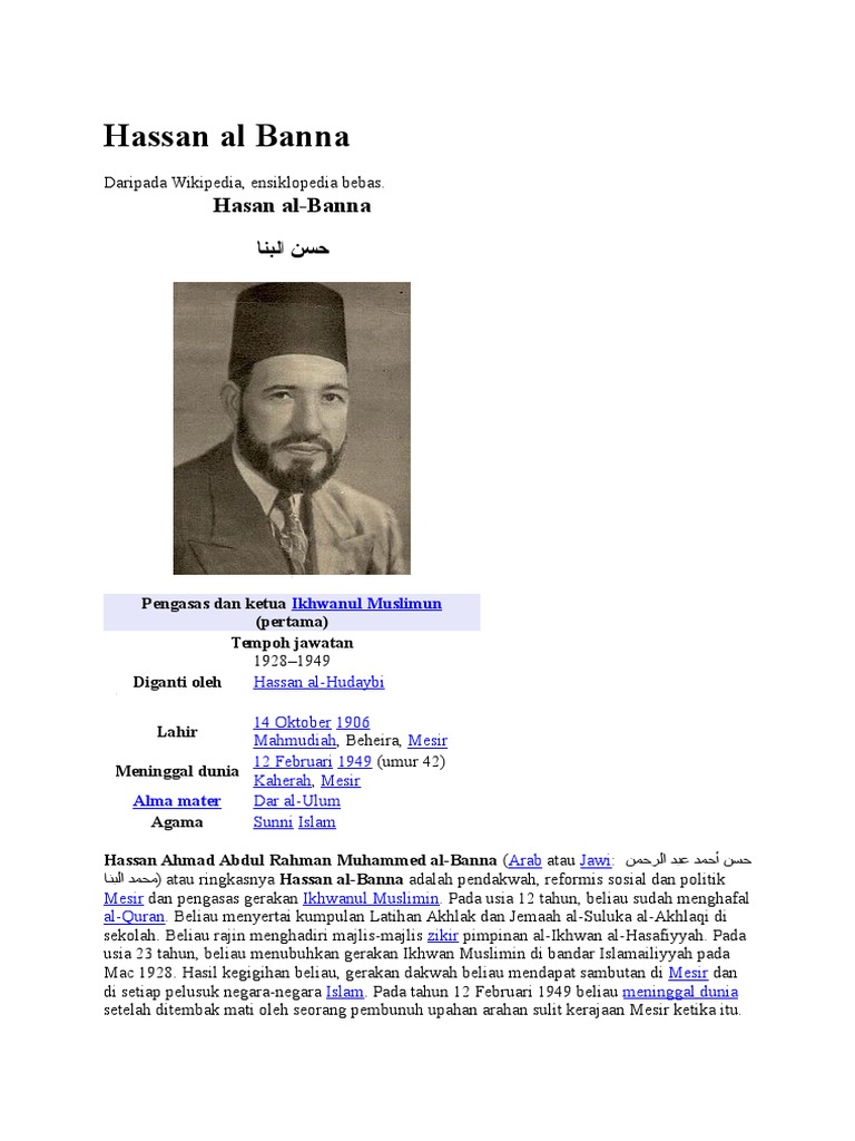 Hassan Al Banna | PDF