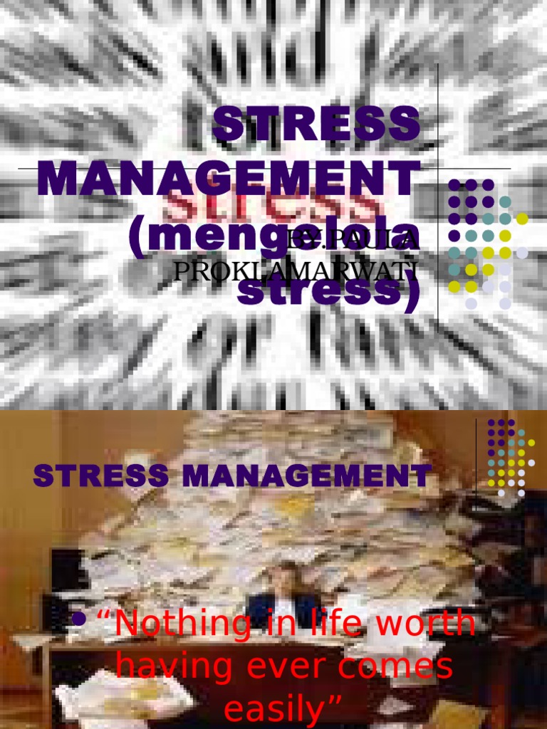 Stress Management Power Point Pdf