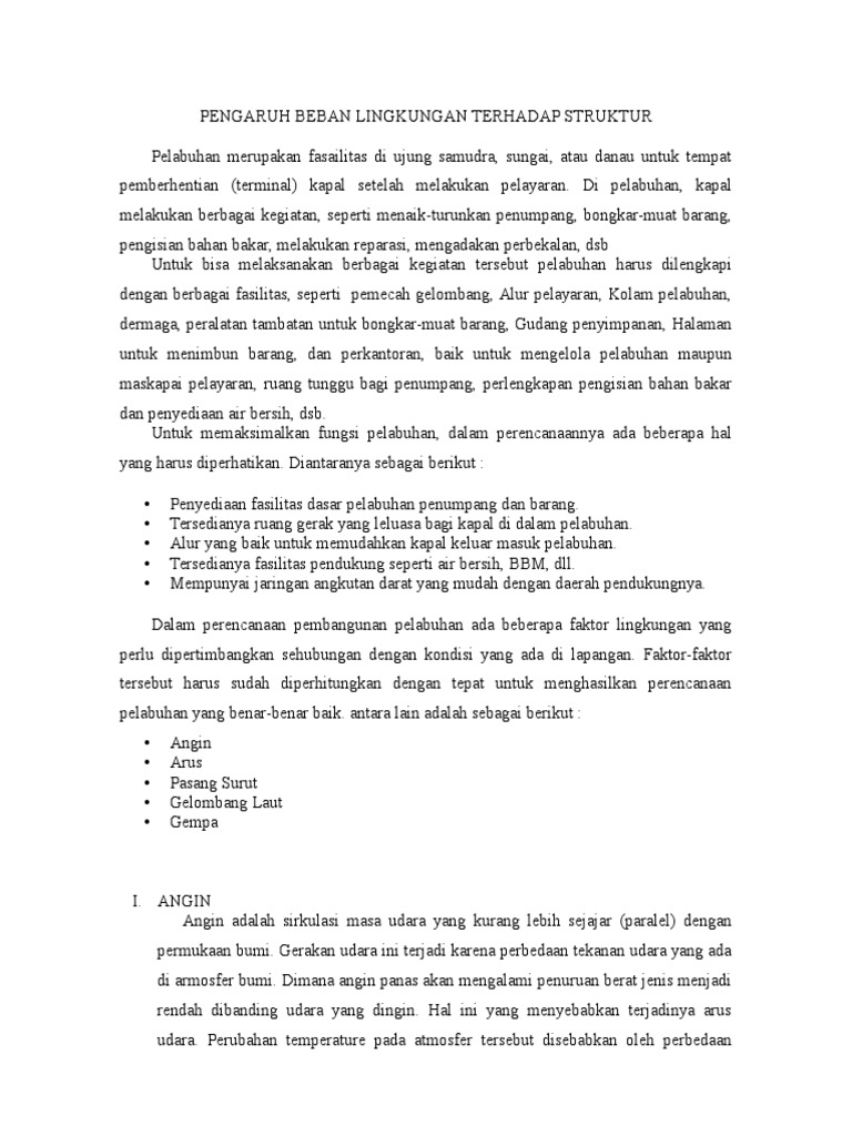 TUGAS 3 - Beban Lingkungan | PDF