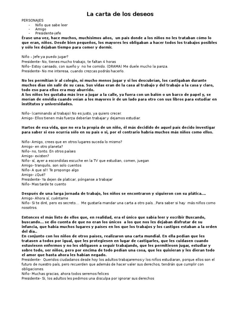 La Carta de Los Deseos | PDF
