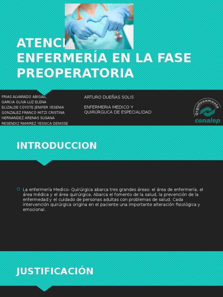 Atención de Enfermería en La Fase Preoperatoria | PDF