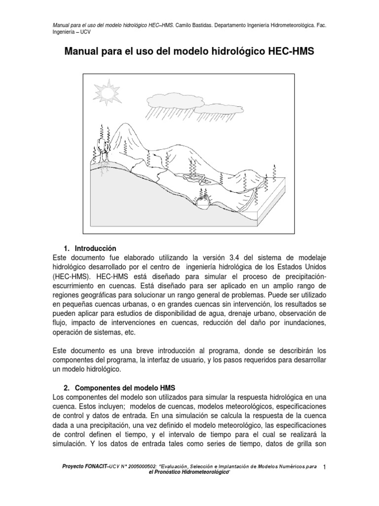 Manual Hec-Hms PDF | PDF | Simulación | Hidrología