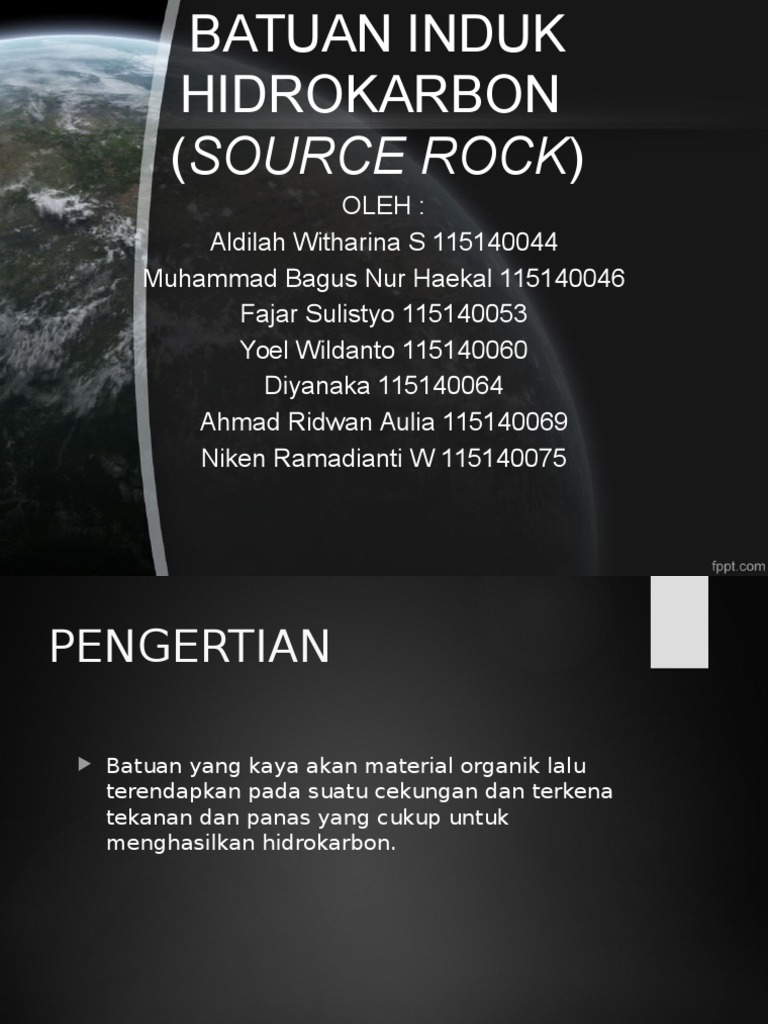 Geokimia Batuan Induk Hidrokarbon | PDF