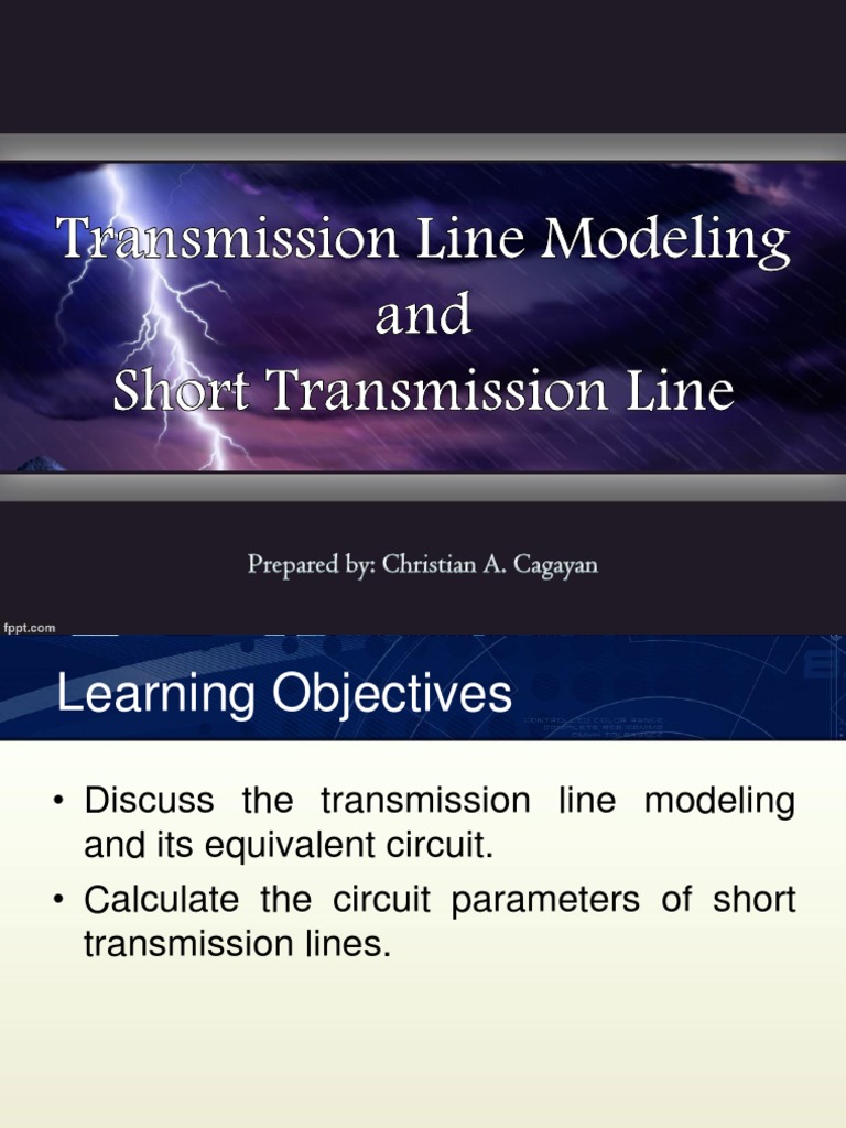 Transmission Line Modeling & Short Transmission Line | PDF