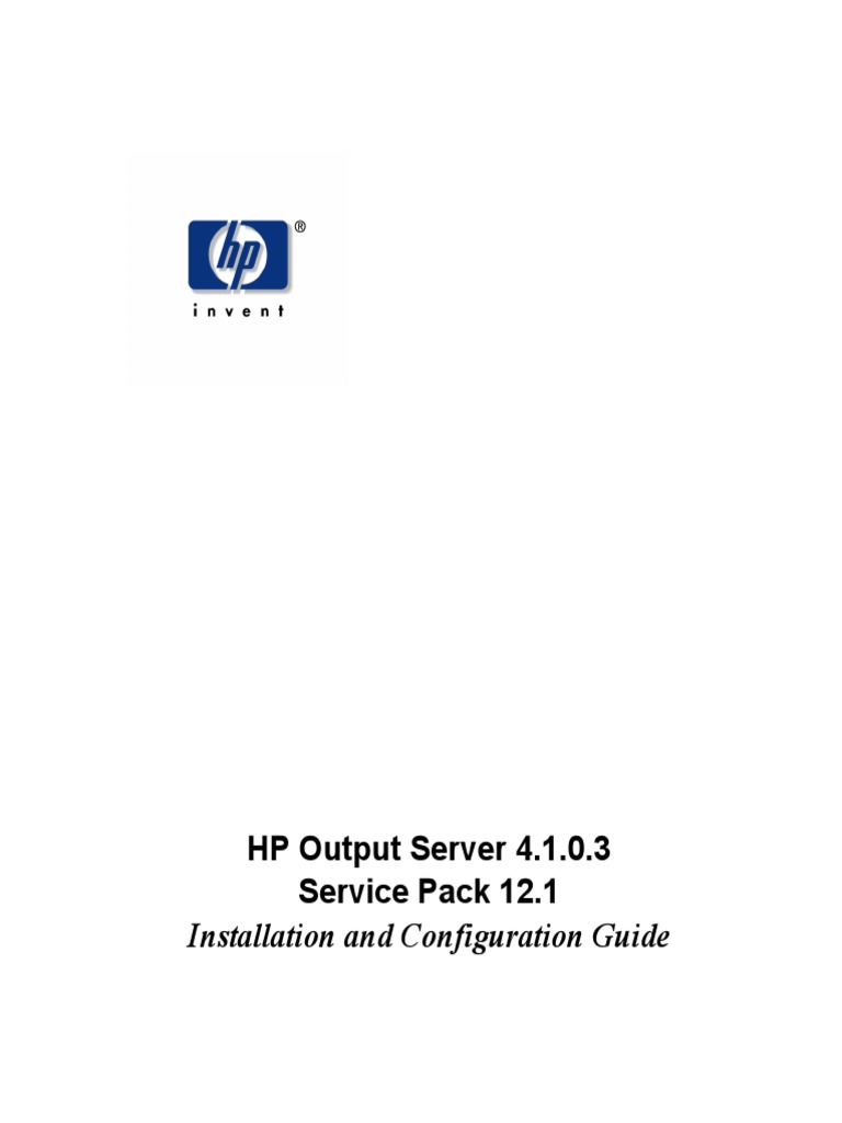 HPOS SP12.1 Install and Config Guide Hpos41sp121incenUS | Download Free PDF | Graphical User ...