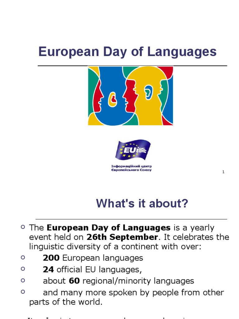 European Day of Languages | PDF | European Union | Foreign Language