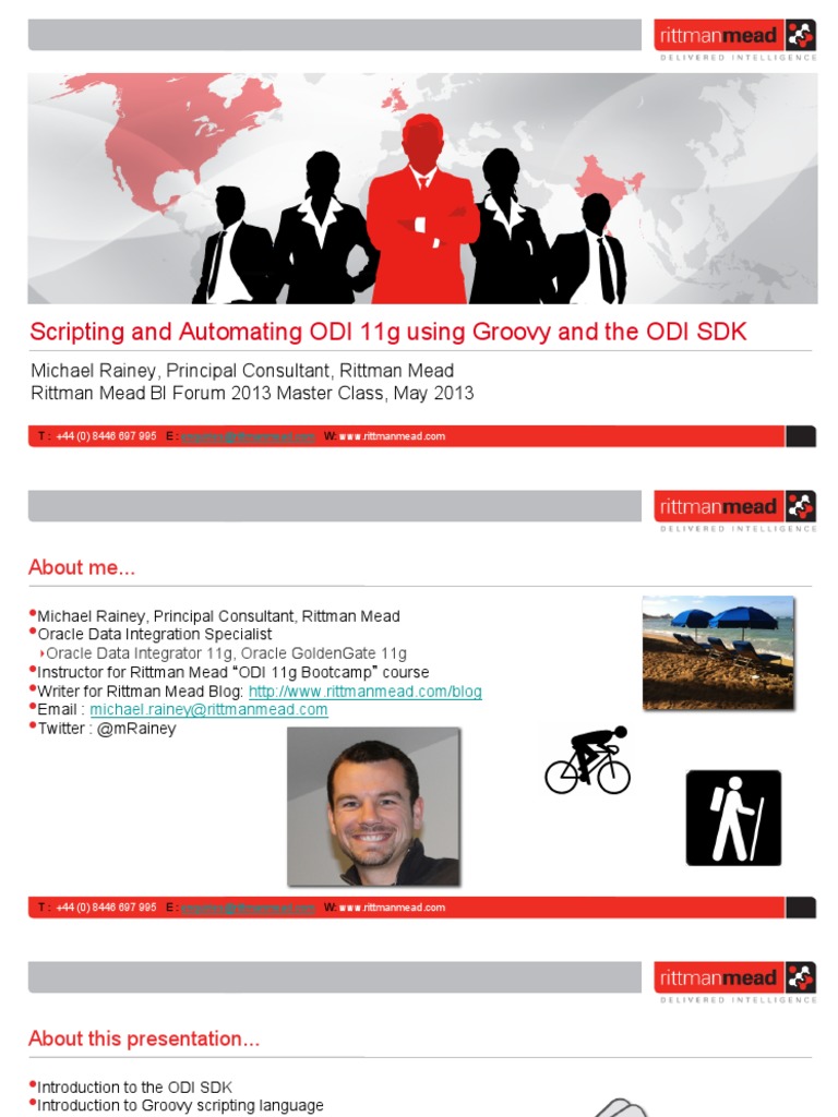 Odi Mclass 6 SDK Groovy | PDF | Oracle Database | Application Programming Interface