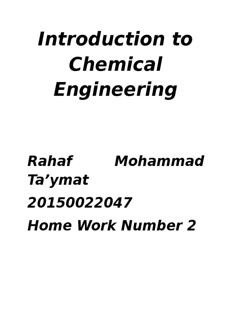 Introduction To Chemical Engineering | PDF | Pressure Measurement ...