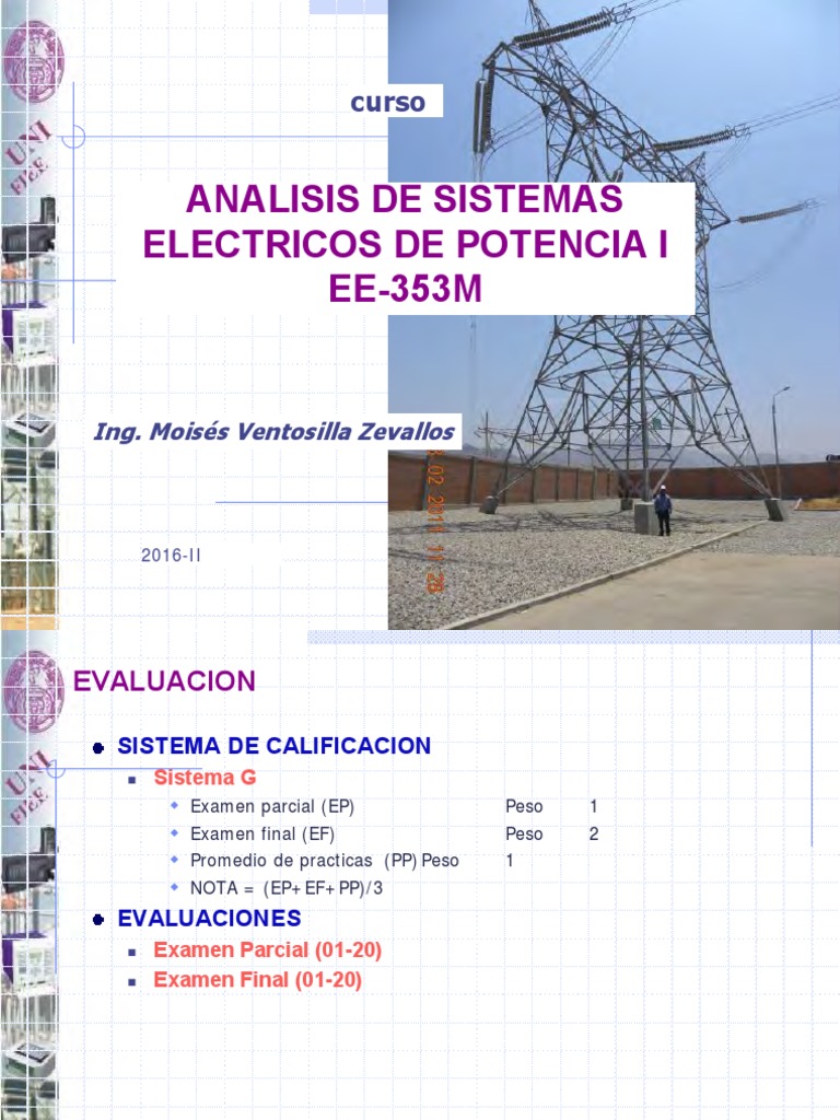 Clase SISTEMAS DE POTENCIA | PDF | Subestacion electrica | Generación eléctrica