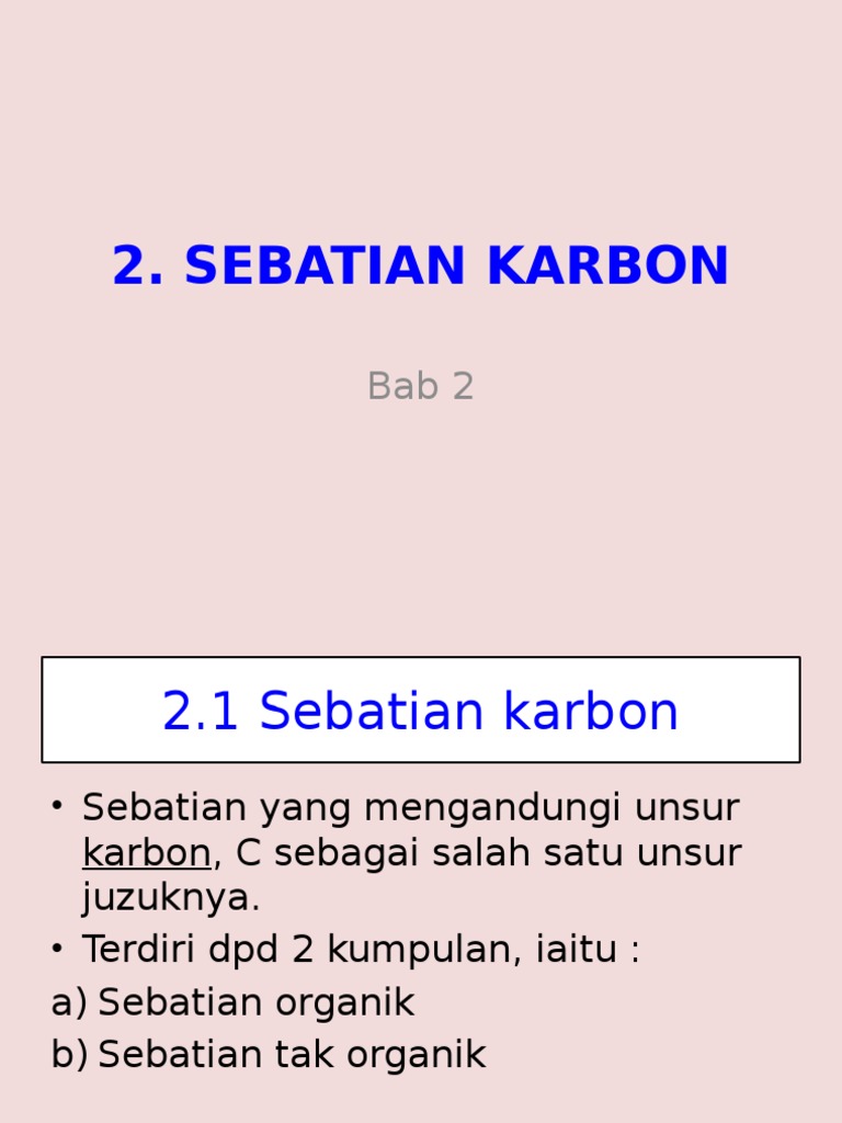 2 Sebatian Karbon | PDF