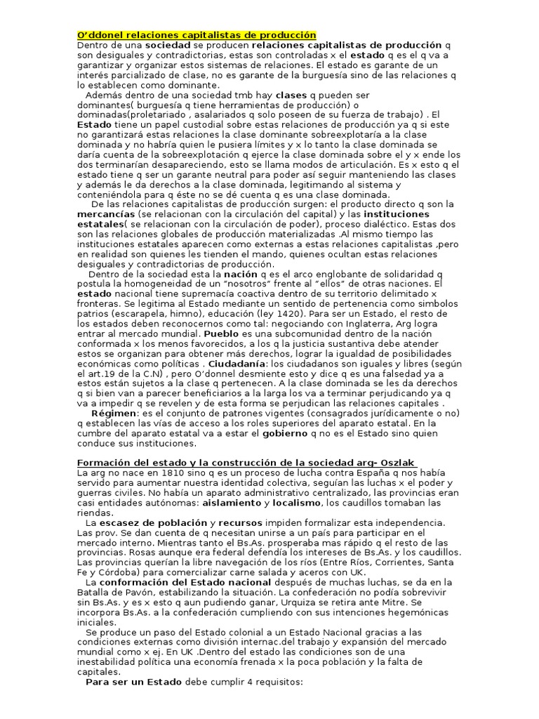 Cattaruzza Resumen | PDF | Estado (política) | Democracia