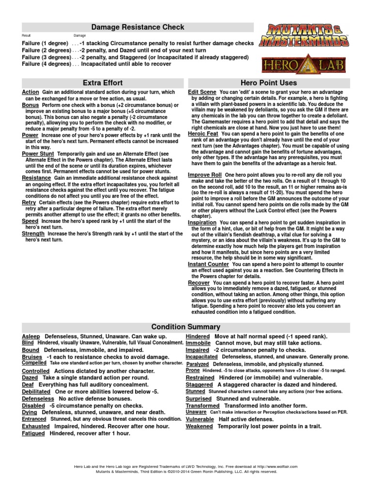 M&M 3rdEd-Quick Reference | PDF