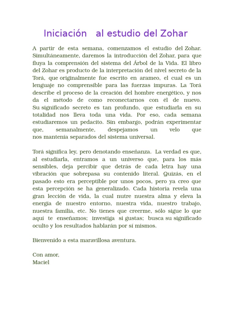 Iniciación ZOHAR | PDF | Jacob | Noé