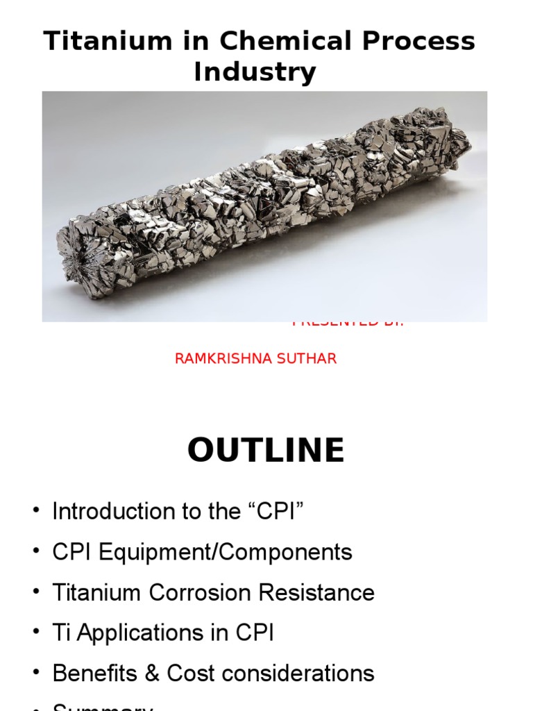 Titanium Applications in Chemical Processing | PDF | Titanium | Corrosion