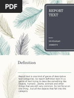 Understanding Report Texts | PDF | Thanksgiving | Information