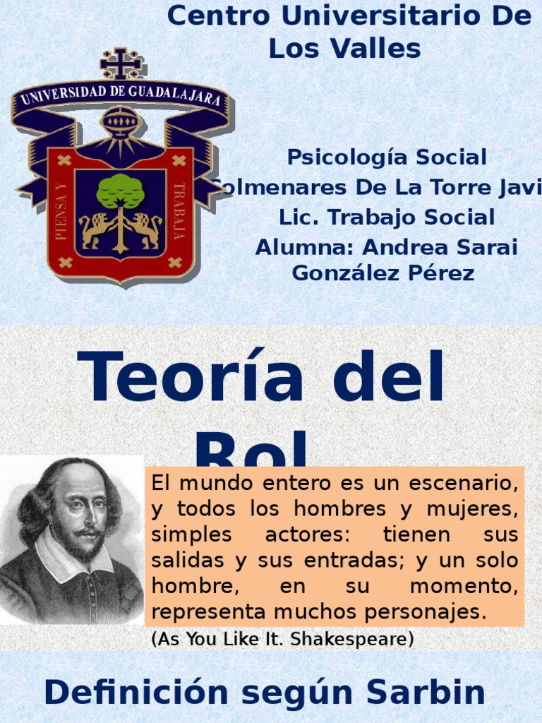 Teoria de Rol | PDF | Ciencia cognitiva | Neurociencia