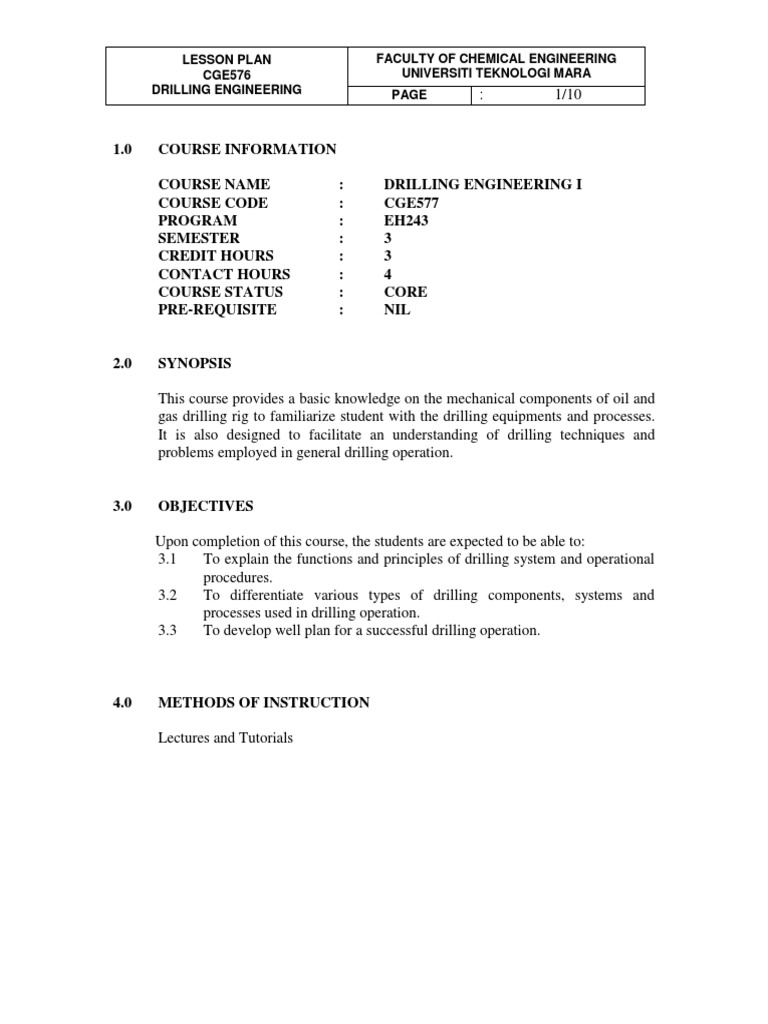 A Comprehensive Guide to Drilling Engineering Fundamentals and ...