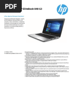 HP ProDesk 400 G1 - Especificaciones | PDF | Microprocesador | USB