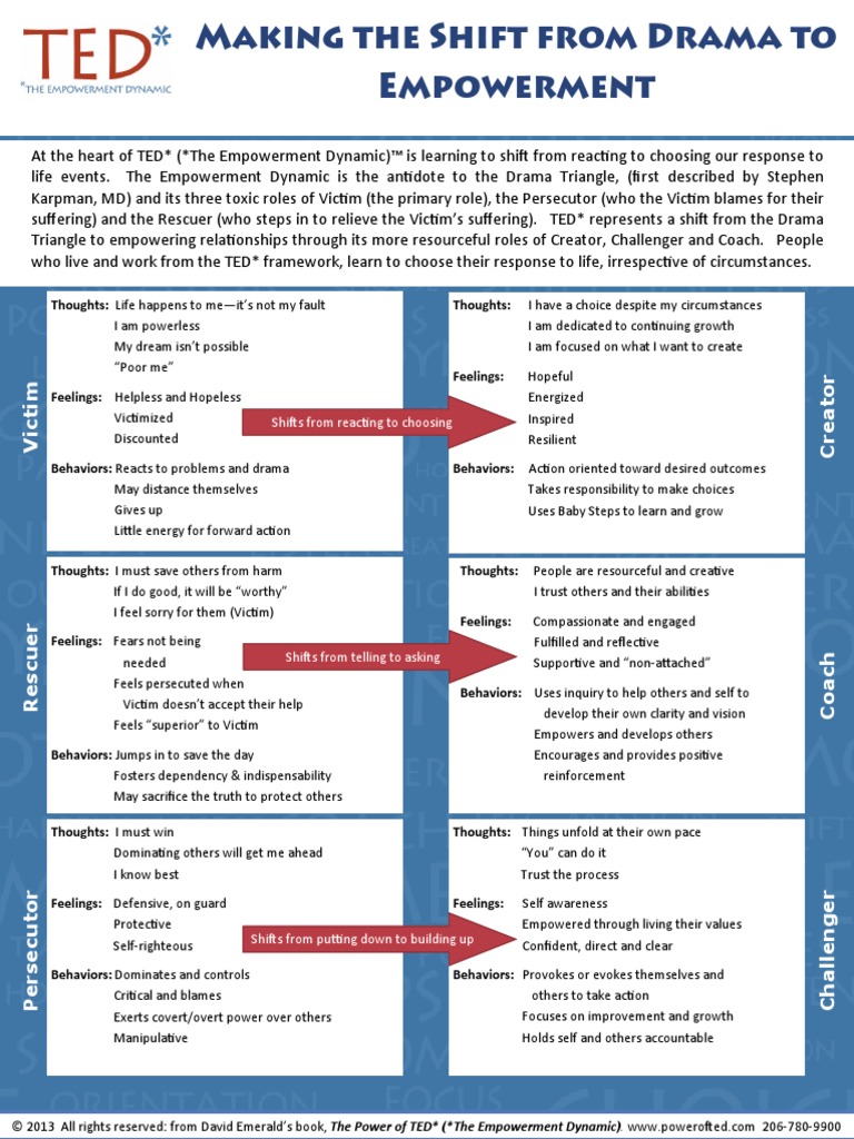 Power of TED Summary Two Sided 2013_Tso | Empowerment | Action (Philosophy)