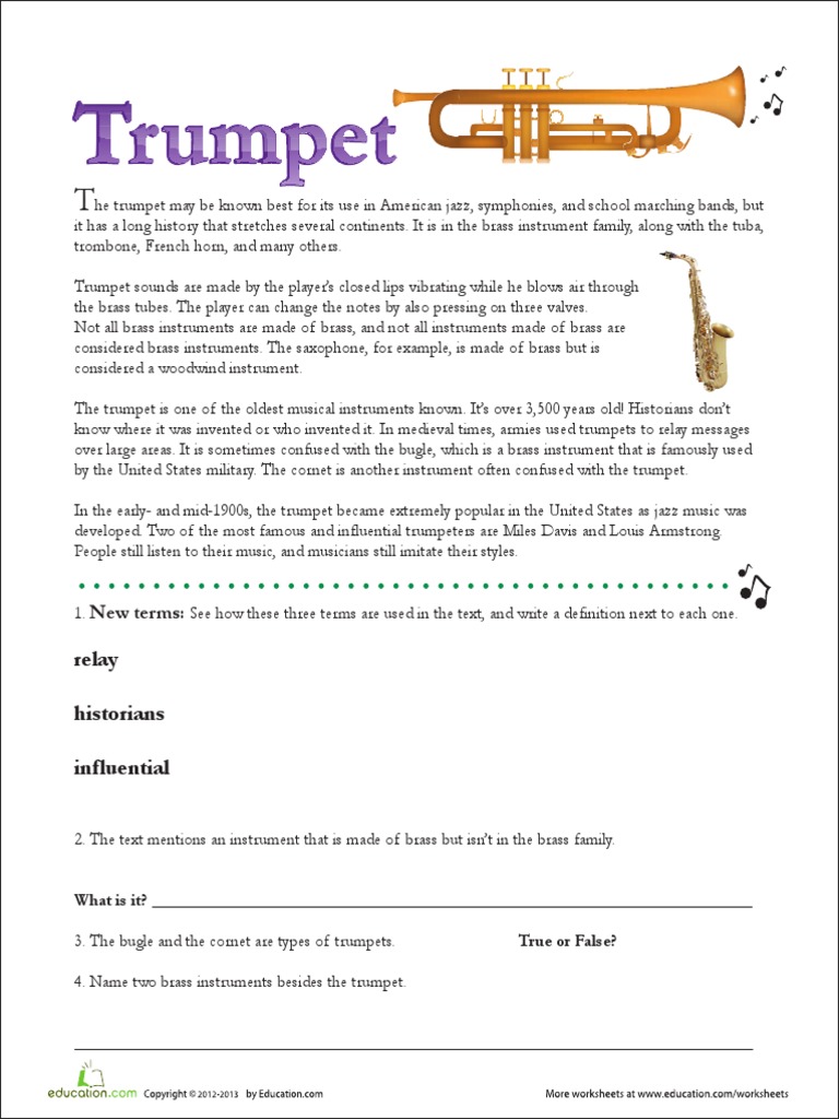 Trumpet Facts | PDF | Art